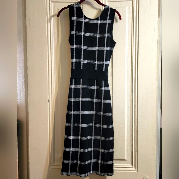 Dresses | Stretch Cutout Windowpane Dress | Poshmark